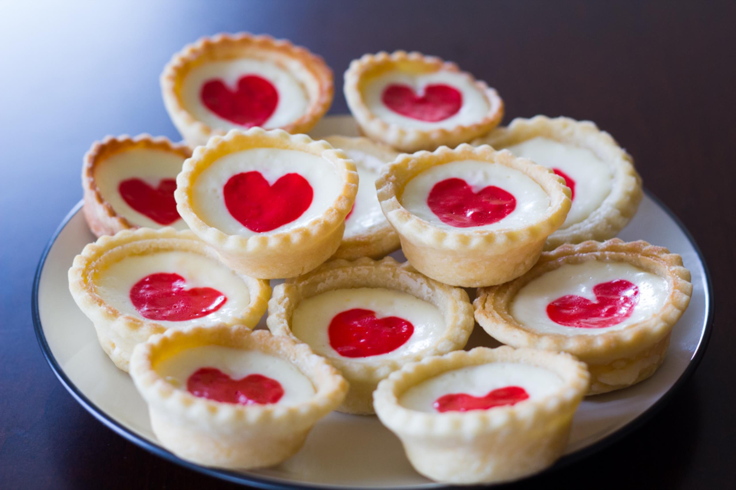 Mini Heart Cheesecakes - tobom.com